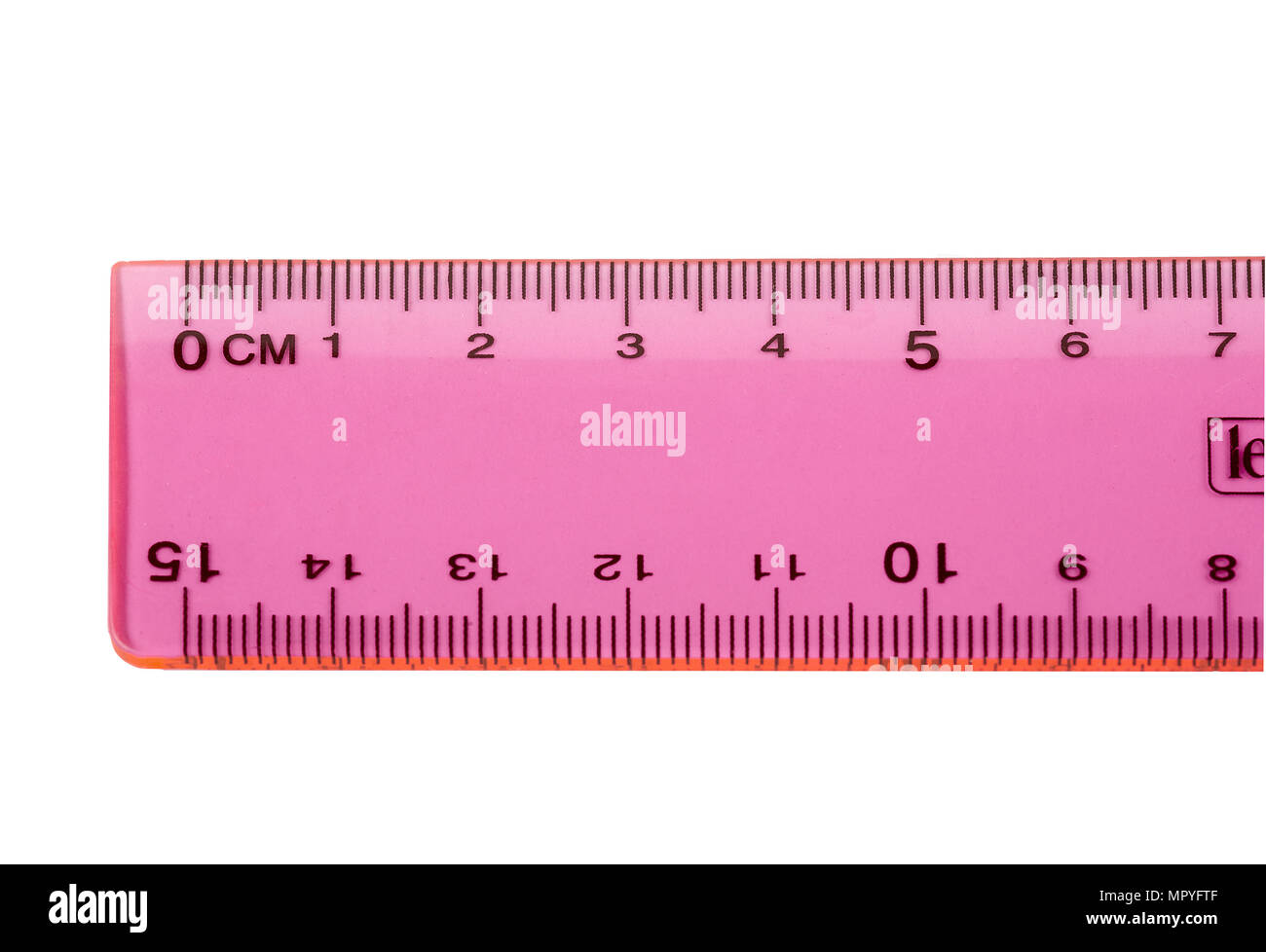 a millimeter ruler Stock Photo - Alamy