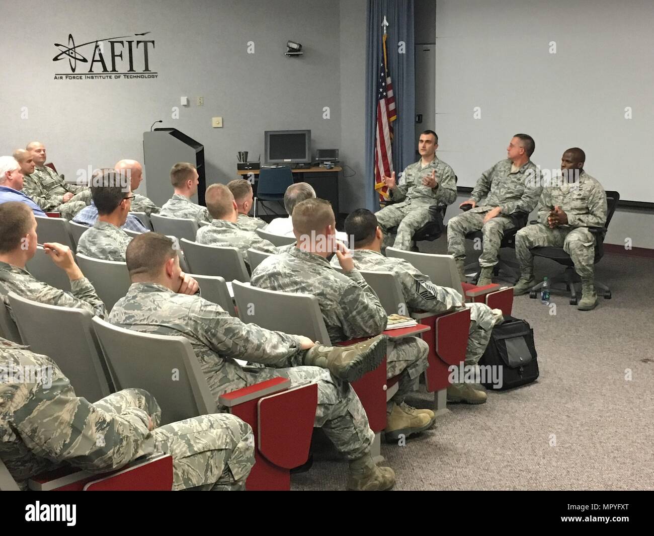 (From left) Panel members Lt. Col. Patrick Obruba, Headquarters Air ...