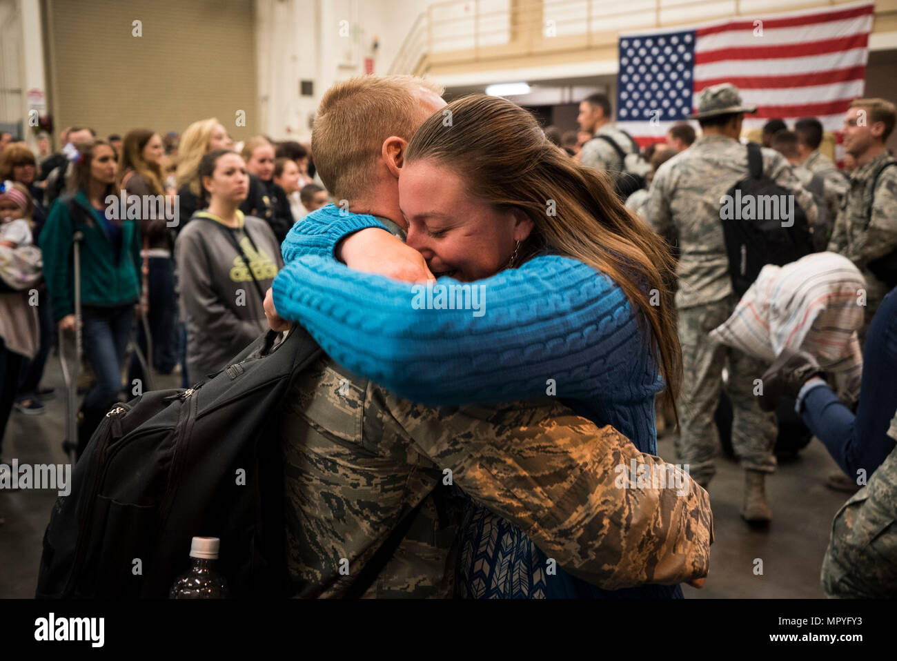 Capt. Torrance Barach, 726th Air Control Squadron, reunites with his ...