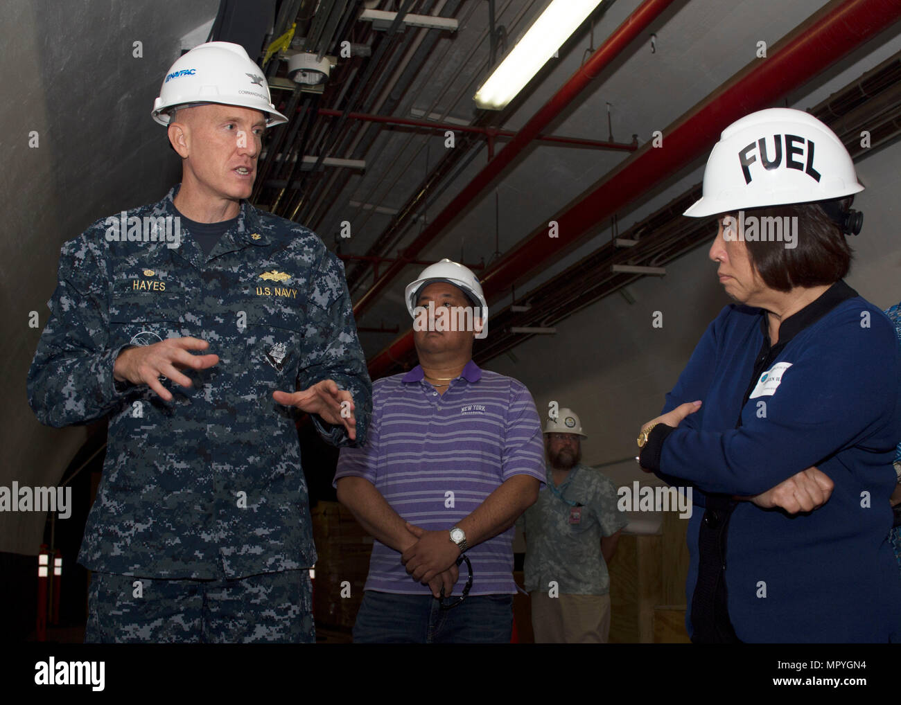 170421-N-ON468-024 PEARL HARBOR (April 21, 2017) Capt. Richard Hayes ...