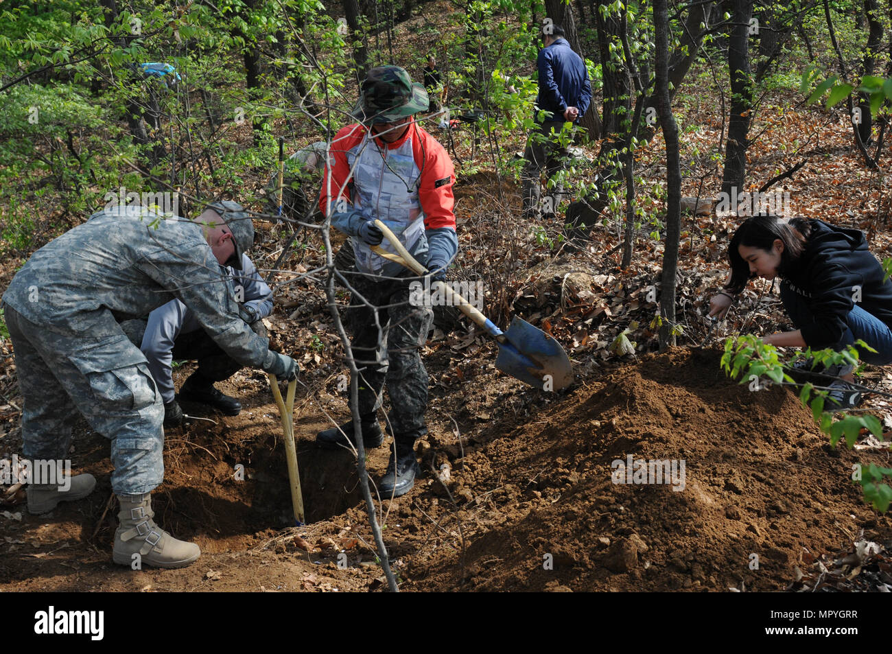 Task force smith kia remains recovery operation hi-res stock ...