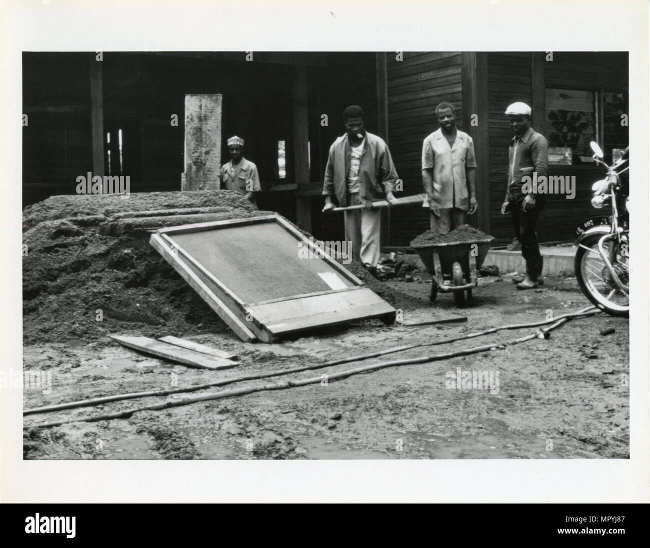 GROUP OF MINERS WORKING Stock Photo - Alamy