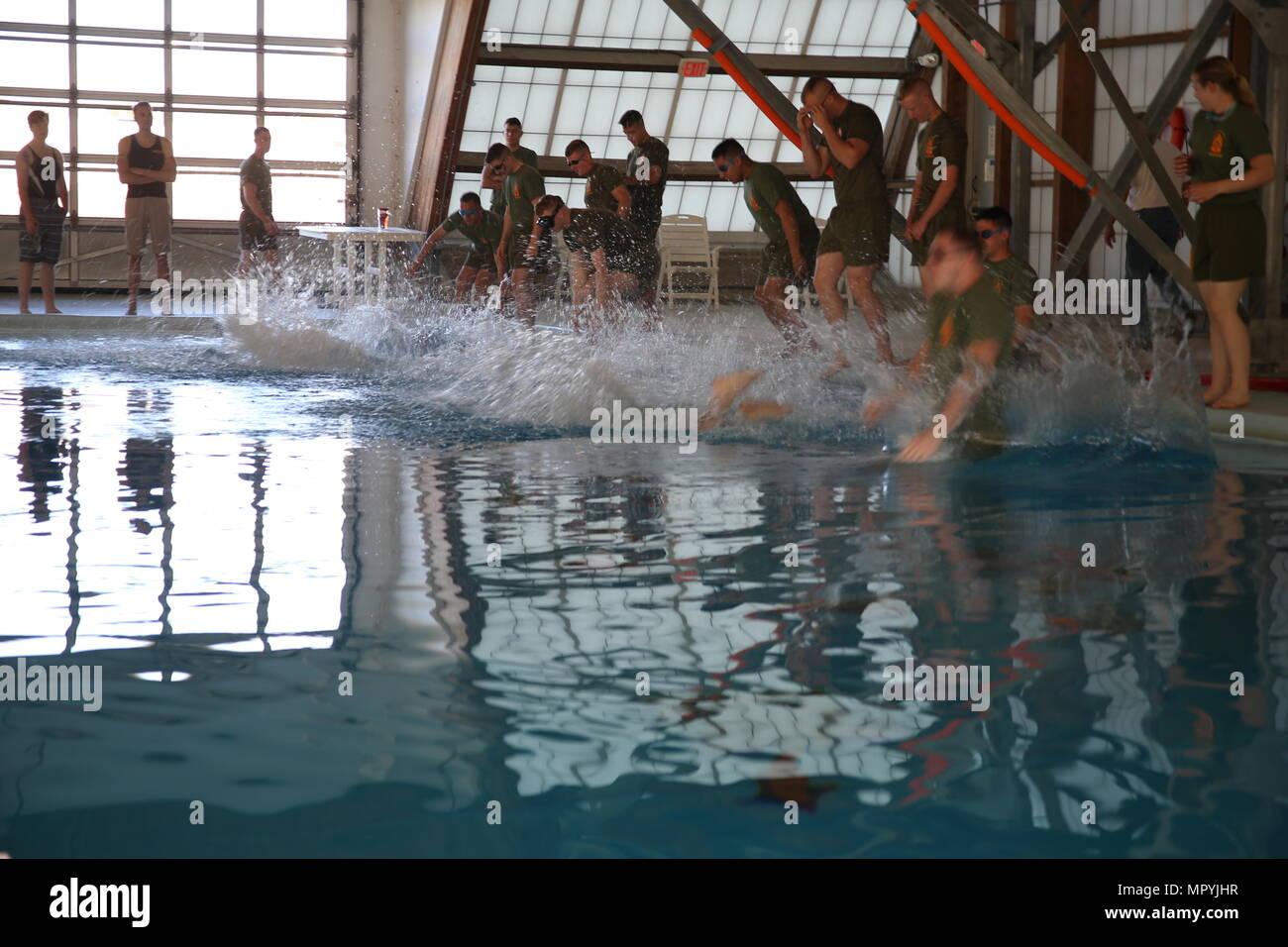 U.S. Marine Corps, Corporals Leadership Course (Cpl Crs) students jump ...