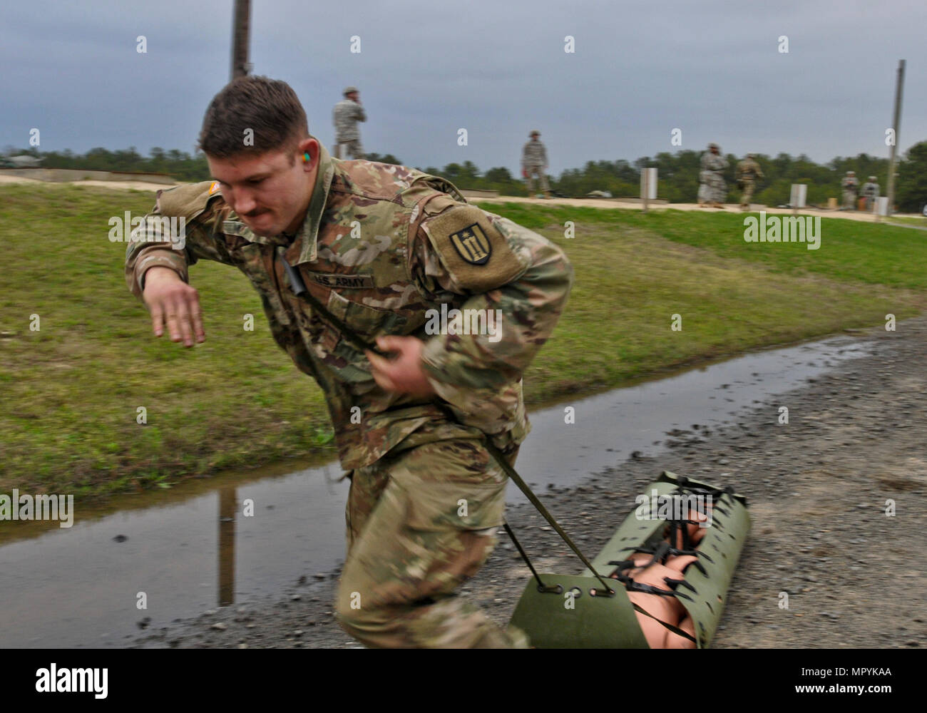Pfc. Toby Mosley, 428th Mobility Augmentation Company, 397th Engineer ...