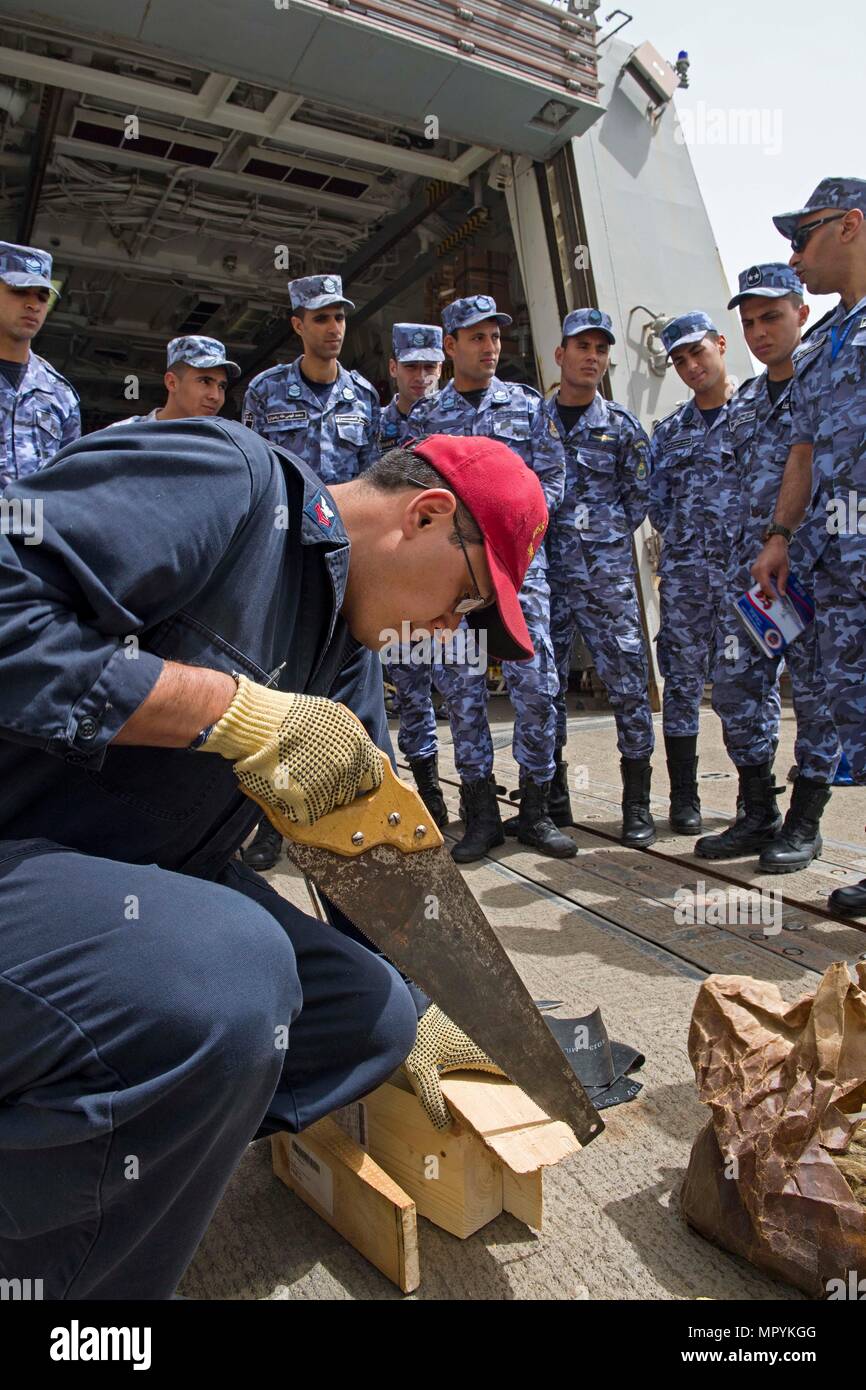170424-N-NB178-053 SAFAGA, Egypt (April 24, 2017) Damage Controlman 1st ...