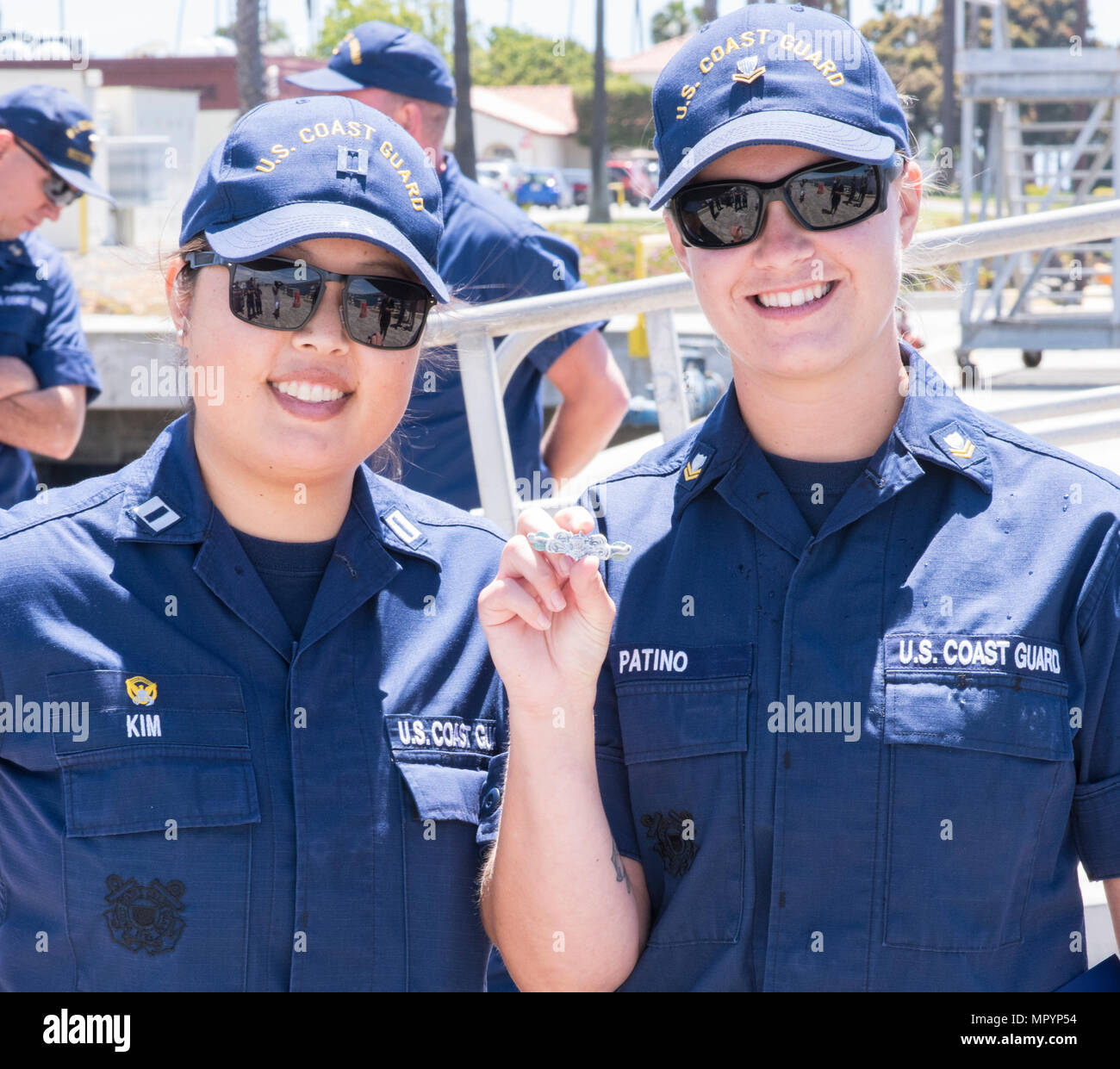 Petty Officer 2nd Class Kira Patino was awarded the permanent Coast ...