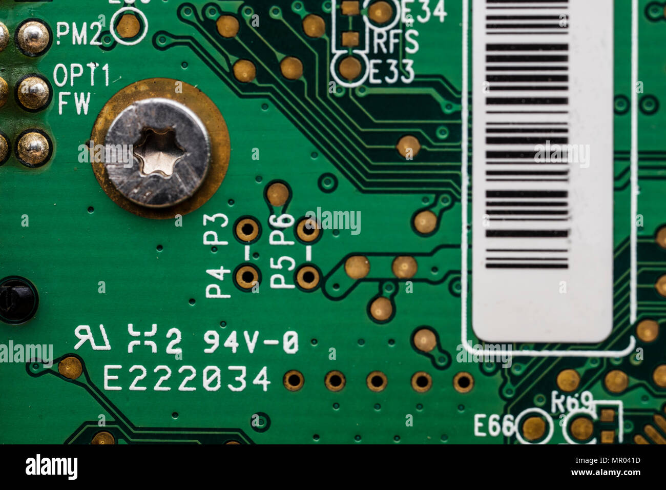 Micro computer chip. Close up, macro photography Stock Photo - Alamy