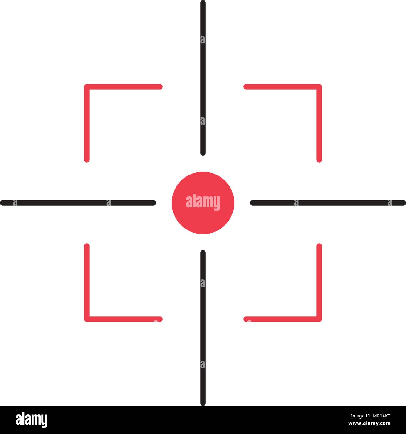 Target marking Stock Vector Images - Alamy