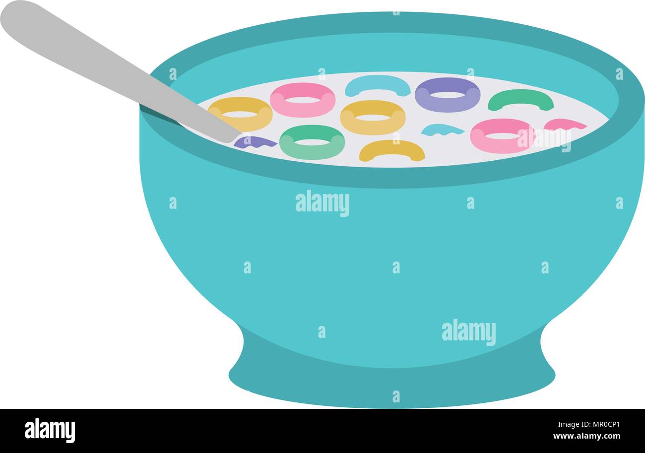 Cereals spoon Stock Vector Images - Alamy