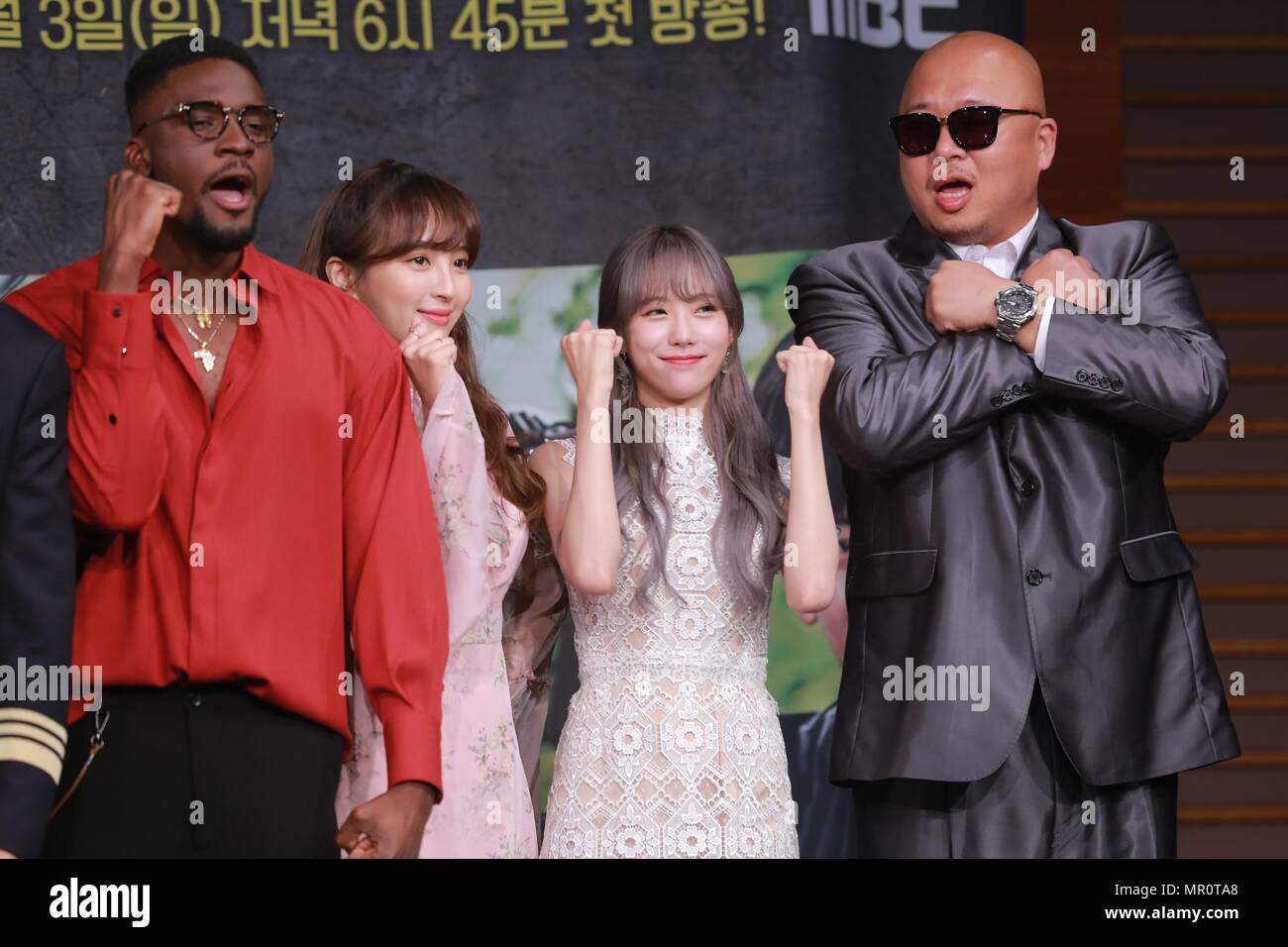 Seoul, Korea. 24th May, 2018. TVXQ! Jung Yunho, Jung Hye-sung, Kwon Hyeonbin, WJSN LUDA etc ...