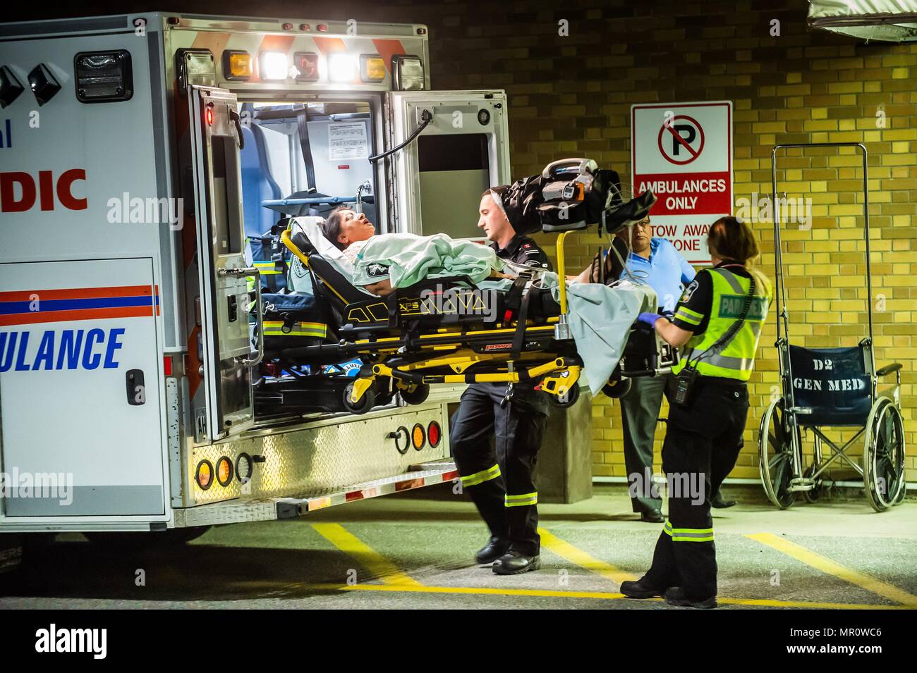 Mississauga, Canada. 24th May, 2018. Victims of the bombing at Bombay ...
