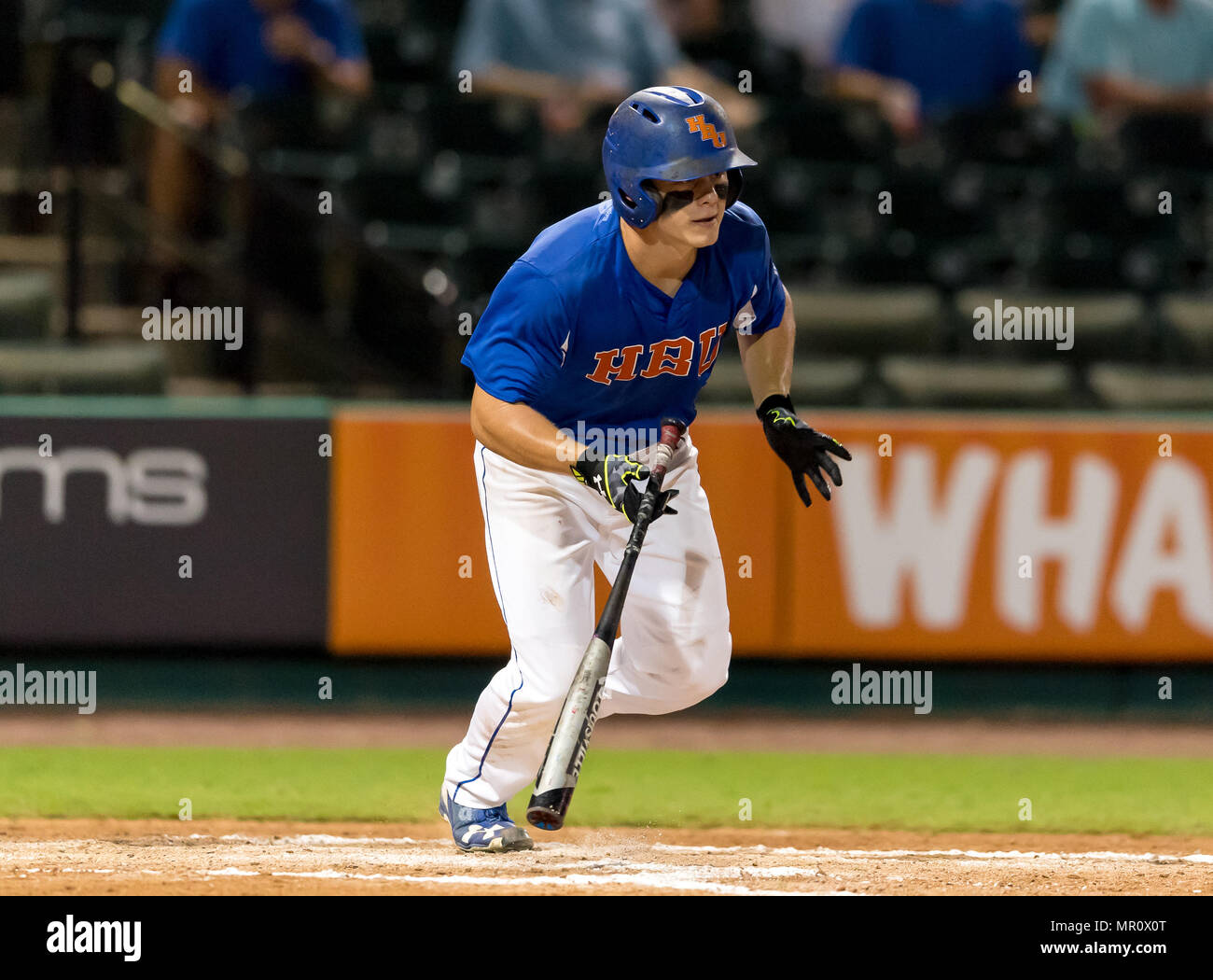 May 23, 2018: Houston Baptist catcher Matt Heck (5) during the 2018 ...