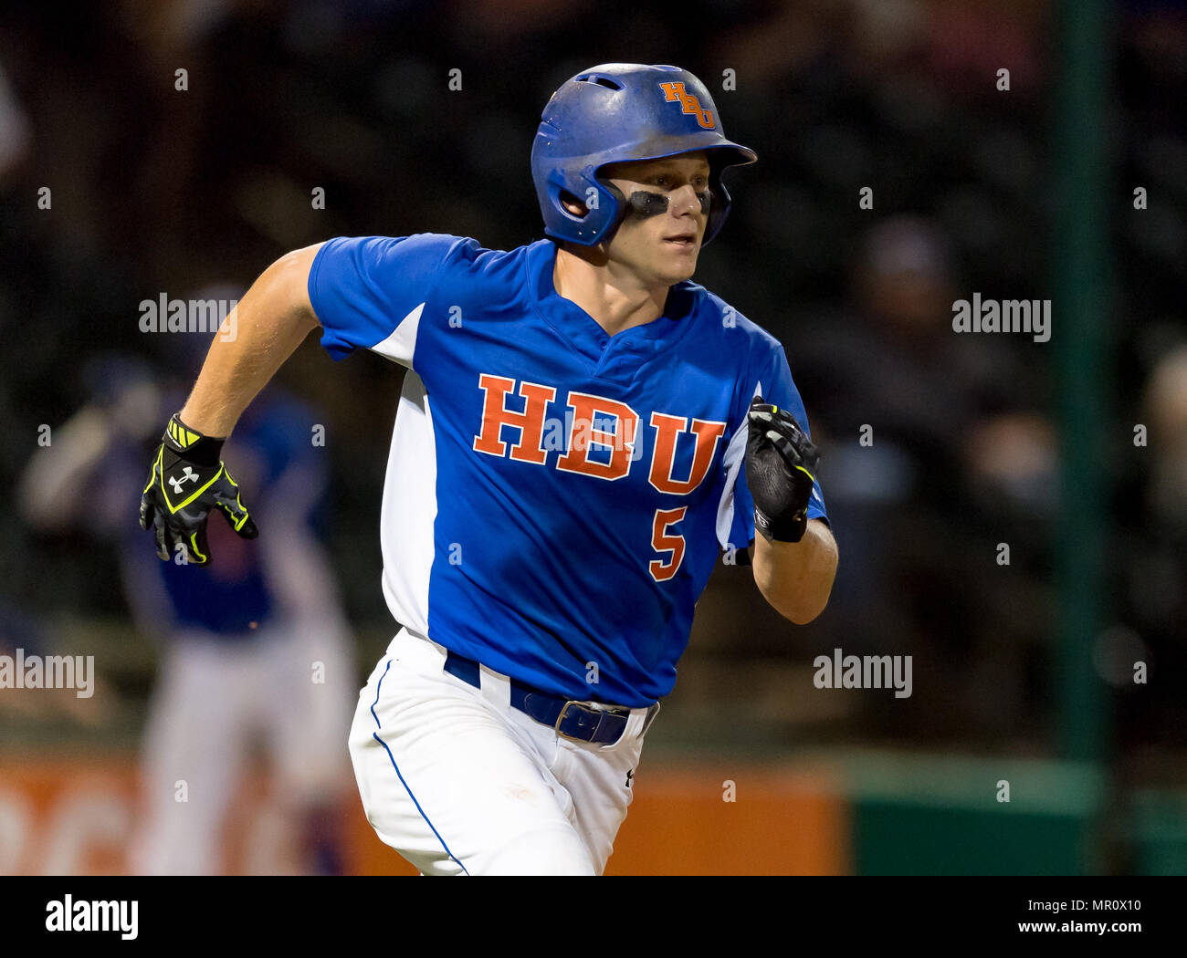 May 23, 2018: Houston Baptist catcher Matt Heck (5) during the 2018 ...