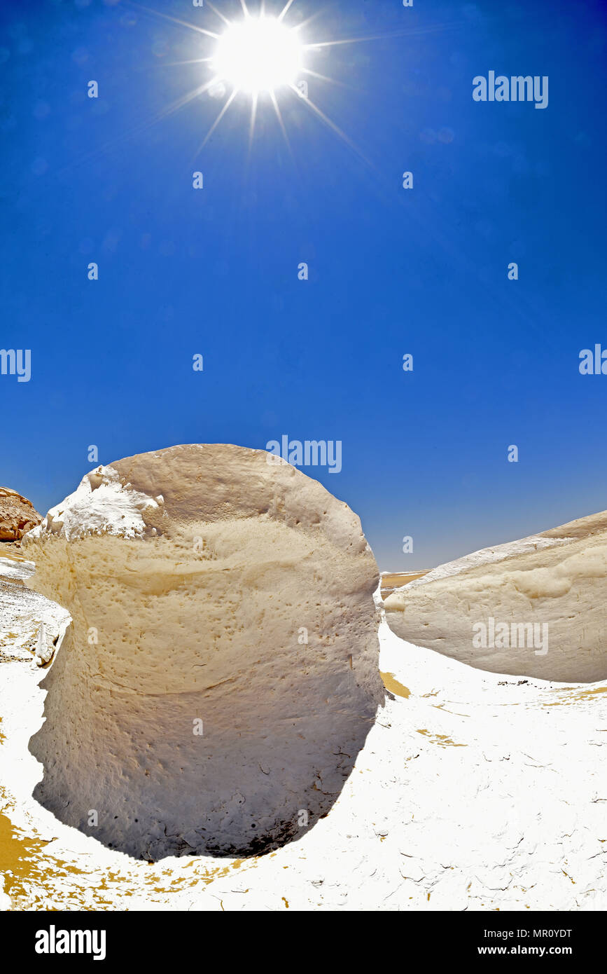 Chalk rock formation in the White Wests, taken on 18.05.2018. Photo ...