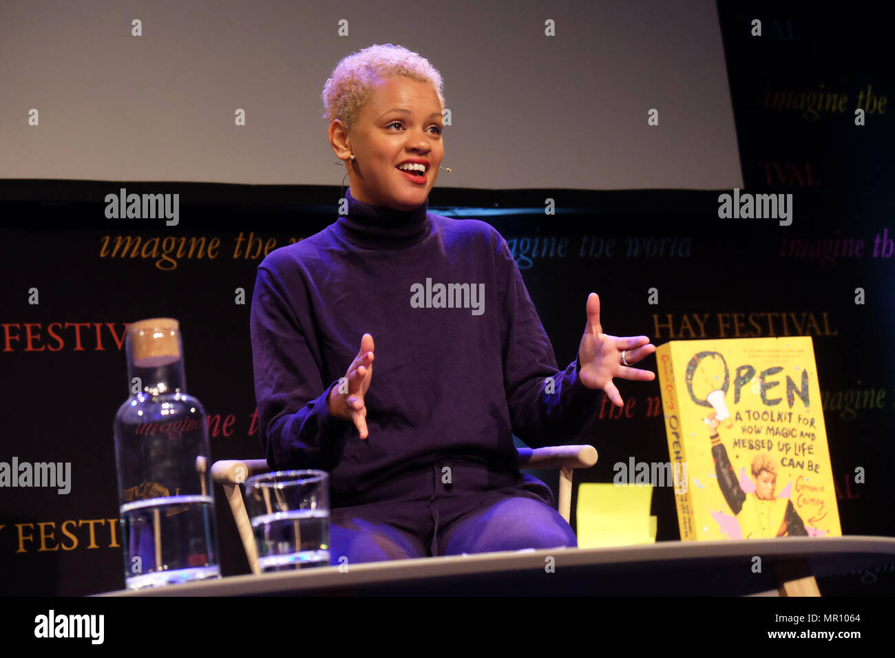 Hay on Wye, UK - May 2018 - Gemma Cairney TV and radio presenter on ...