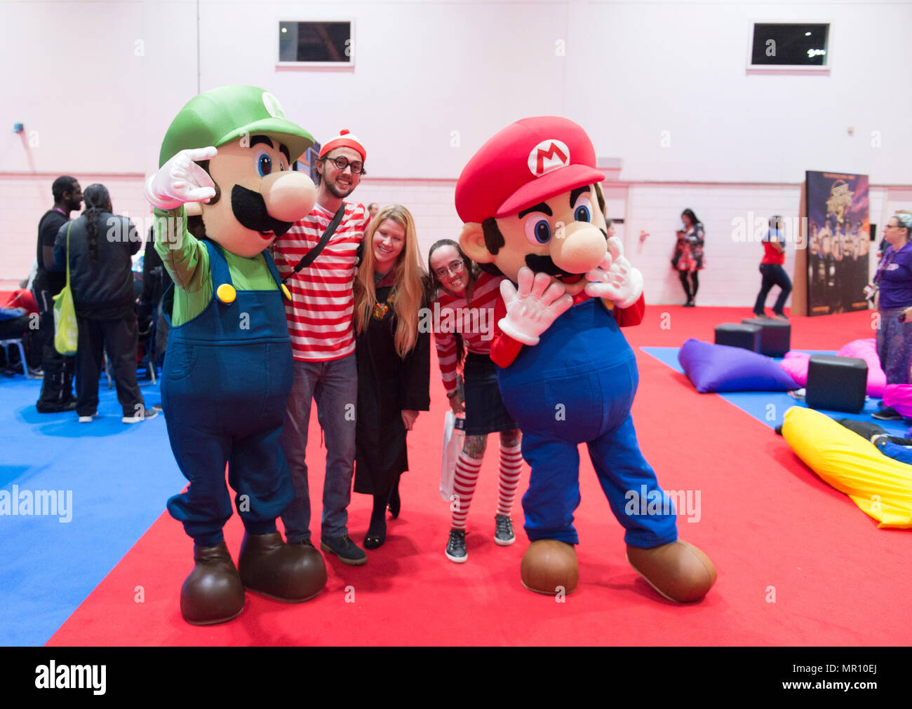 ExCel, London, UK. 25 May, 2018. Cosplayers descend on ExCel for the ...