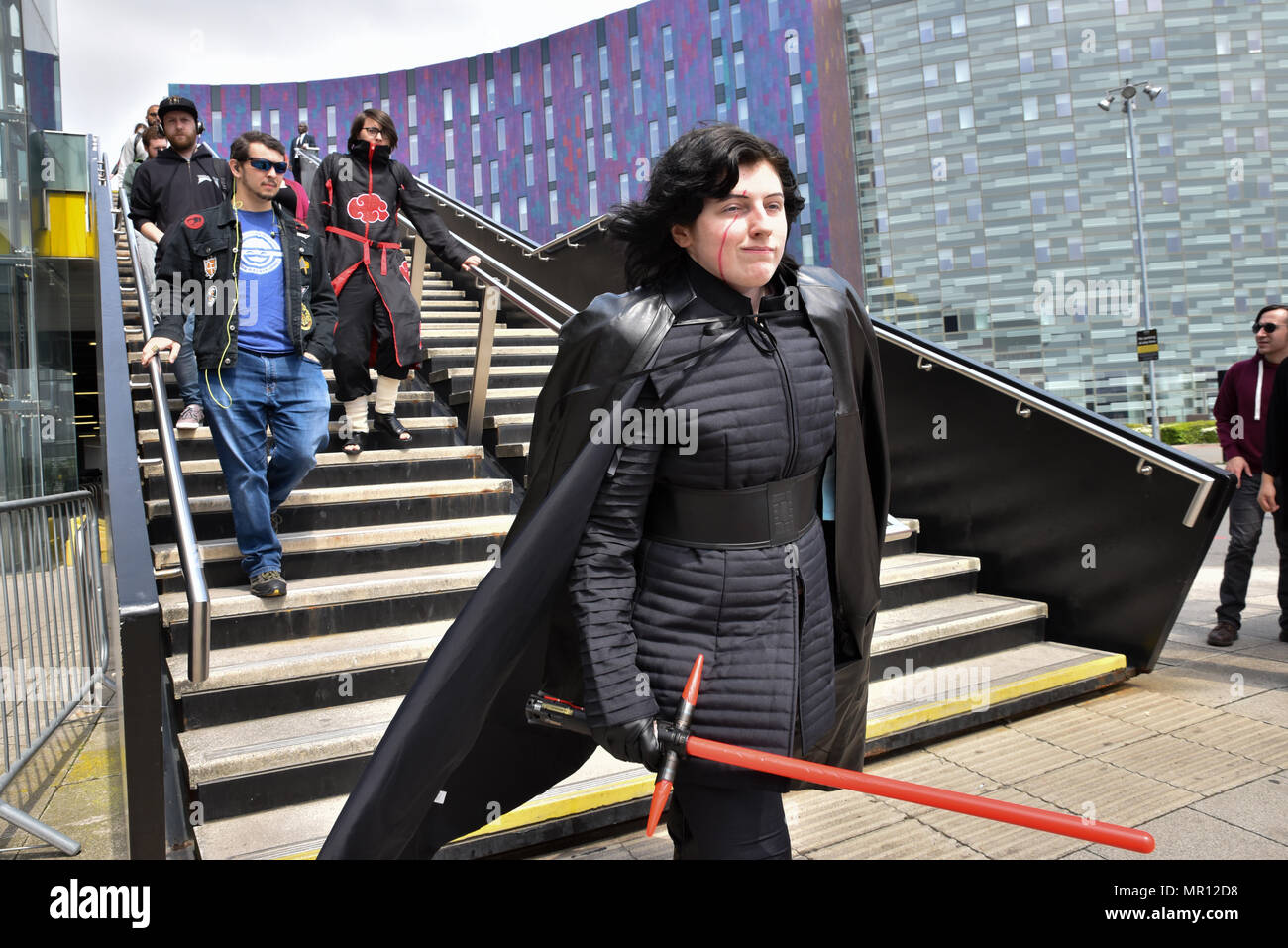 Excel, London, UK. 25th May 2018. Comic culture fans in cosplay at the ...