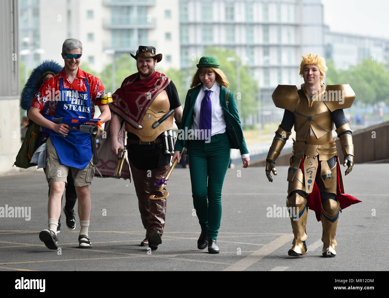Excel, London, UK. 25th May 2018. Comic culture fans in cosplay at the ...