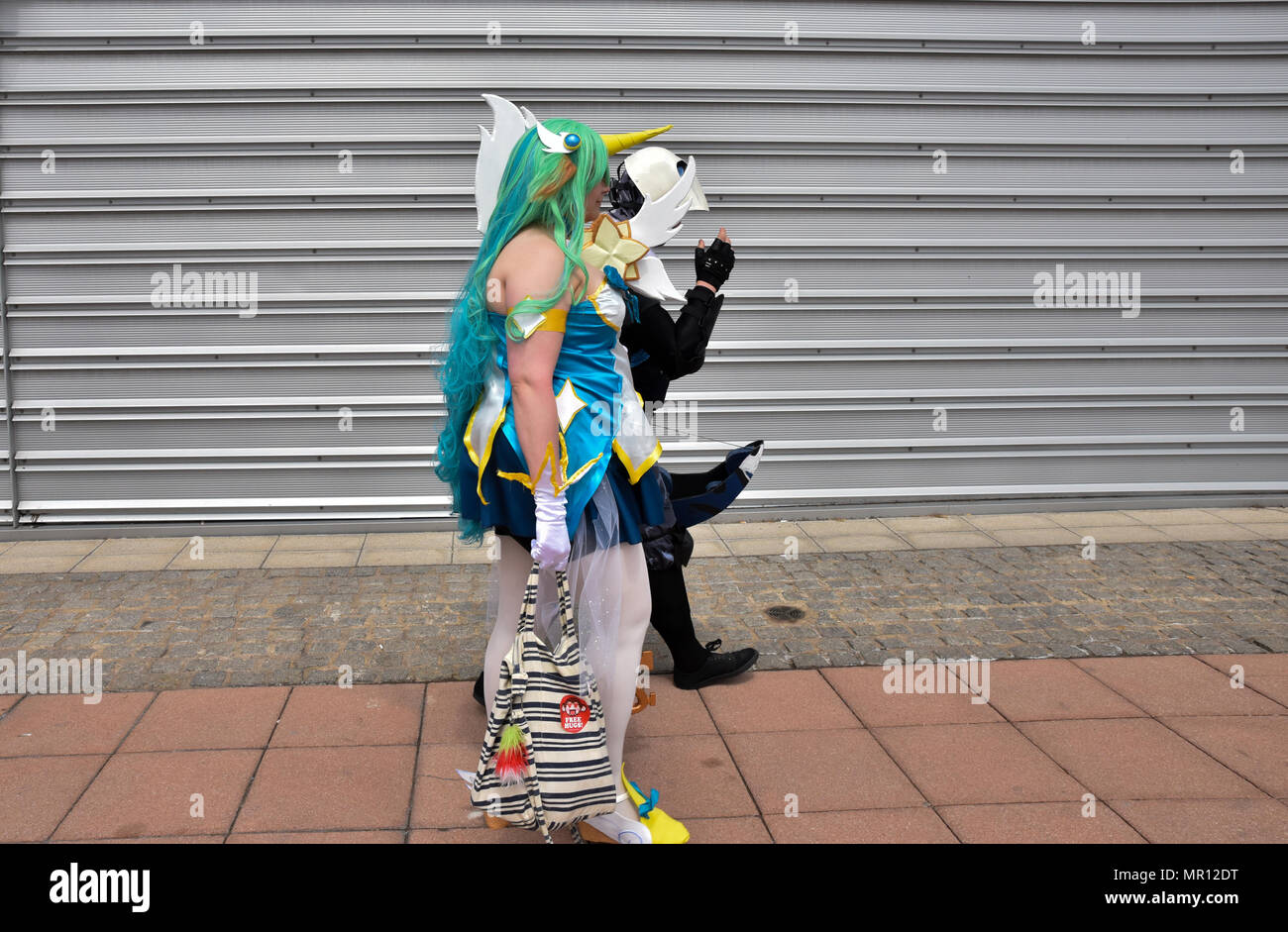 Excel, London, UK. 25th May 2018. Comic culture fans in cosplay at the ...