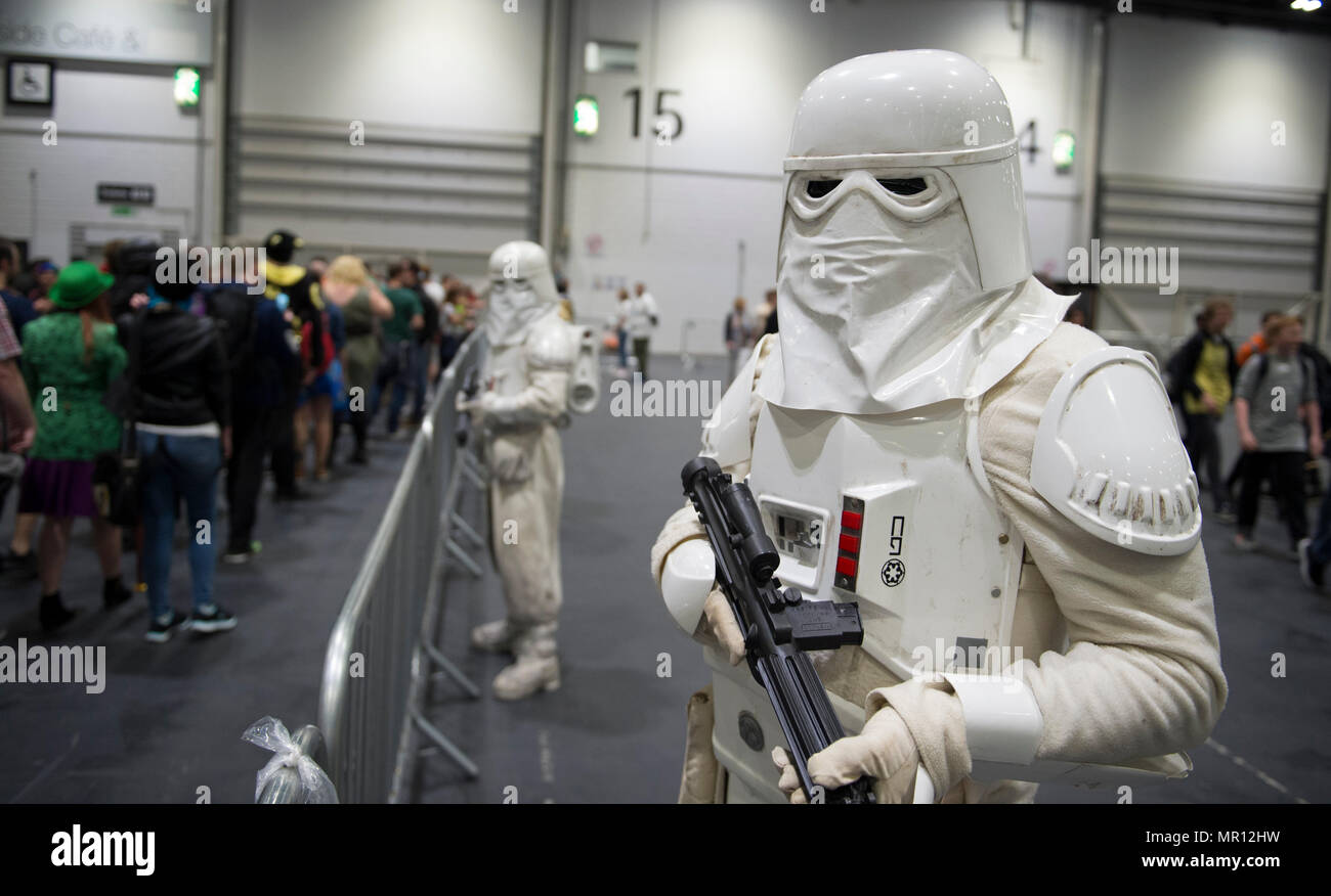 ExCel, London, UK. 25 May, 2018. Cosplayers descend on ExCel for the ...