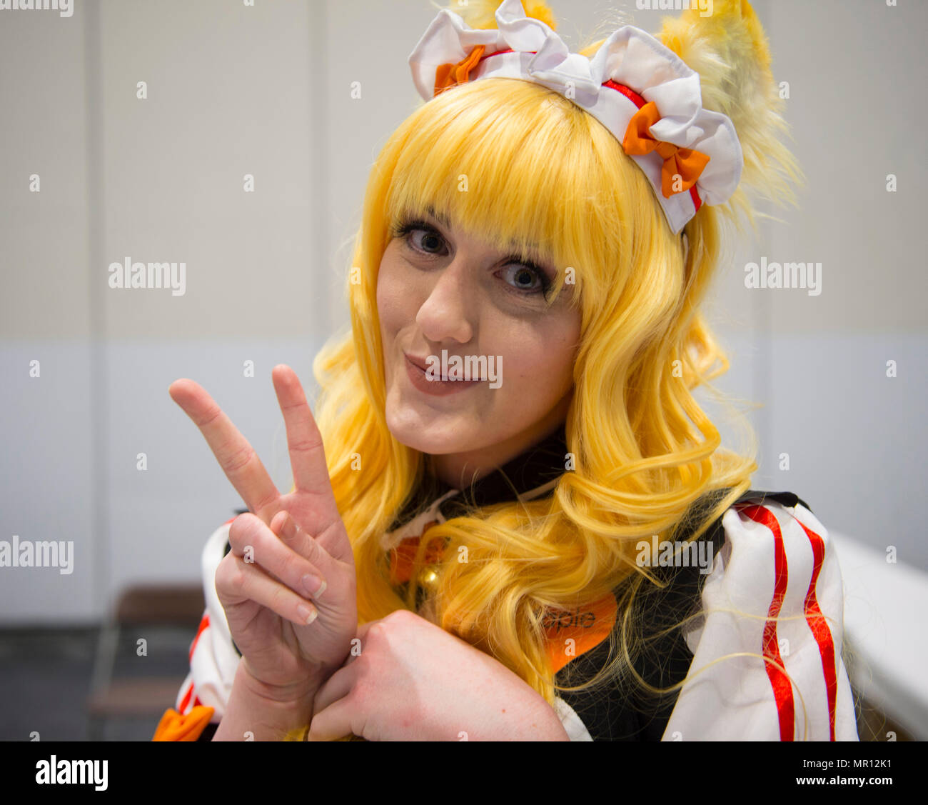 ExCel, London, UK. 25 May, 2018. Cosplayers descend on ExCel for the ...