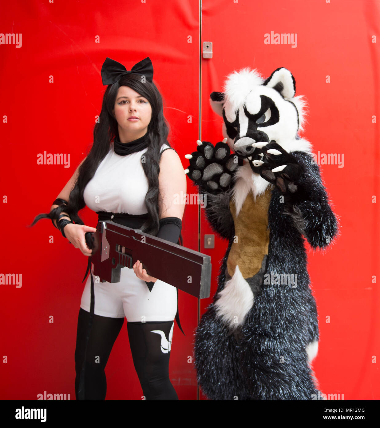 ExCel, London, UK. 25 May, 2018. Cosplayers descend on ExCel for the ...