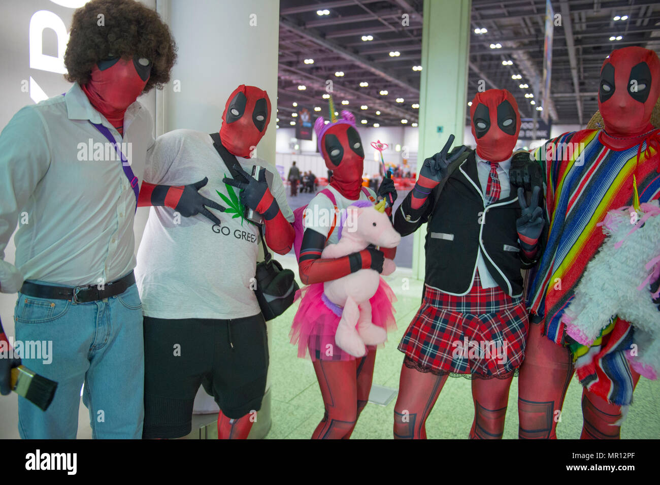 ExCel, London, UK. 25 May, 2018. Cosplayers descend on ExCel for the ...
