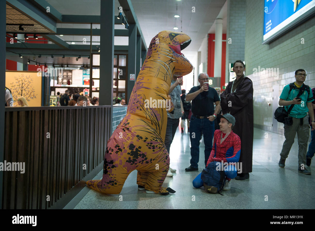 ExCel, London, UK. 25 May, 2018. Cosplayers descend on ExCel for the ...