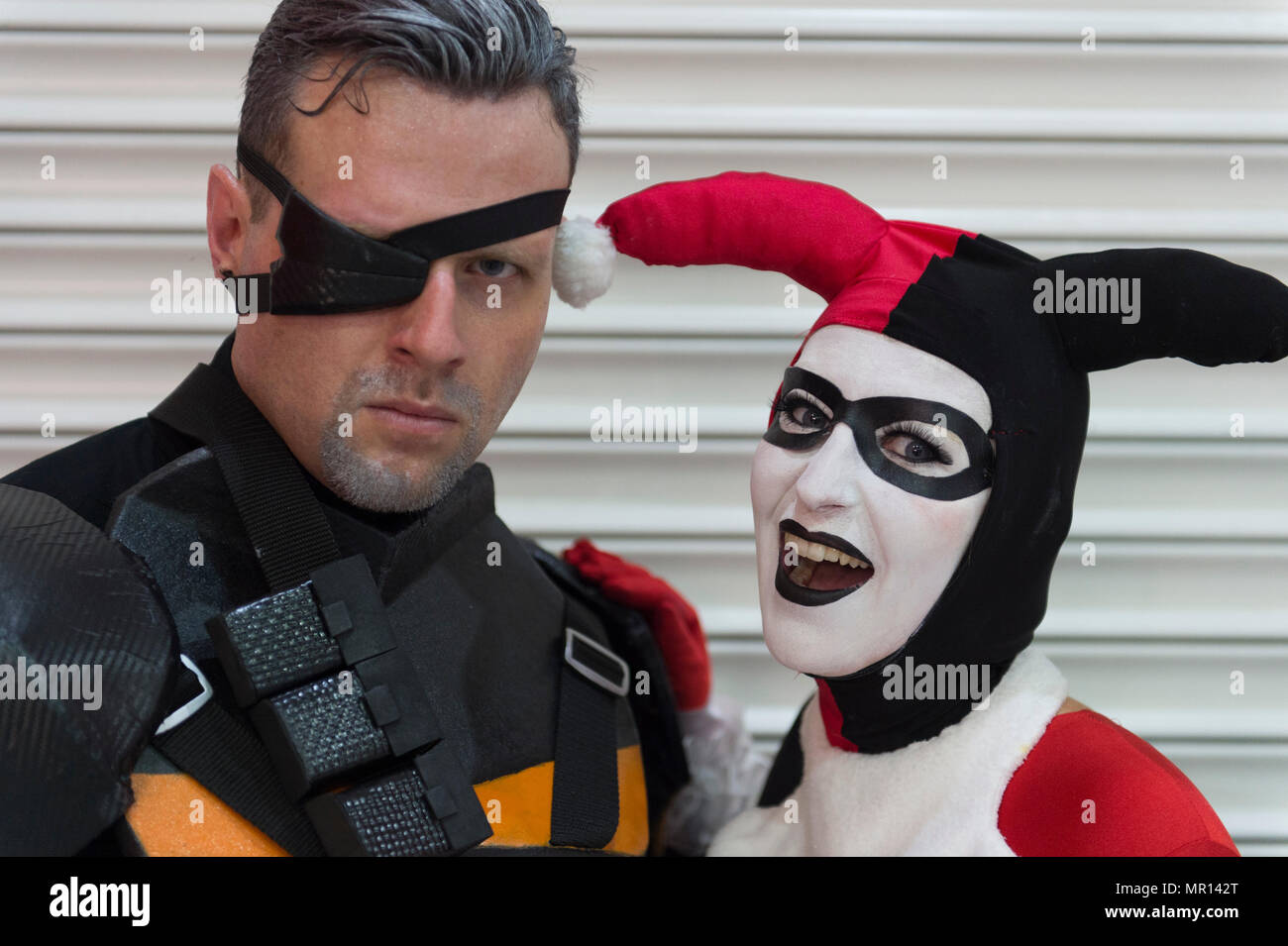 ExCel, London, UK. 25 May, 2018. Cosplayers descend on ExCel for the ...