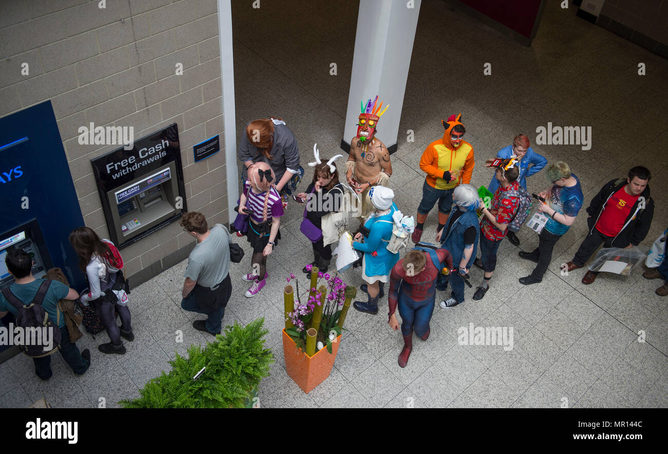 ExCel, London, UK. 25 May, 2018. Cosplayers descend on ExCel for the ...