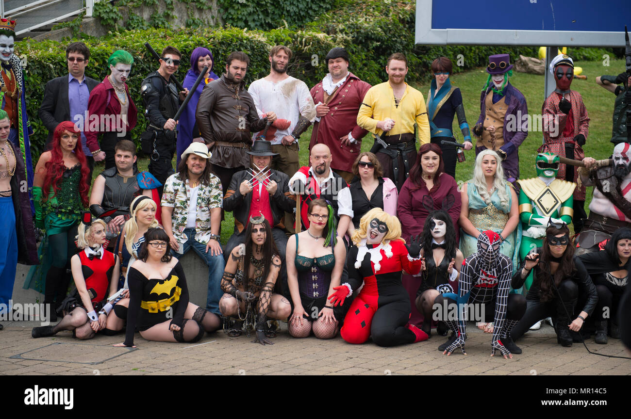 ExCel, London, UK. 25 May, 2018. Cosplayers descend on ExCel for the ...