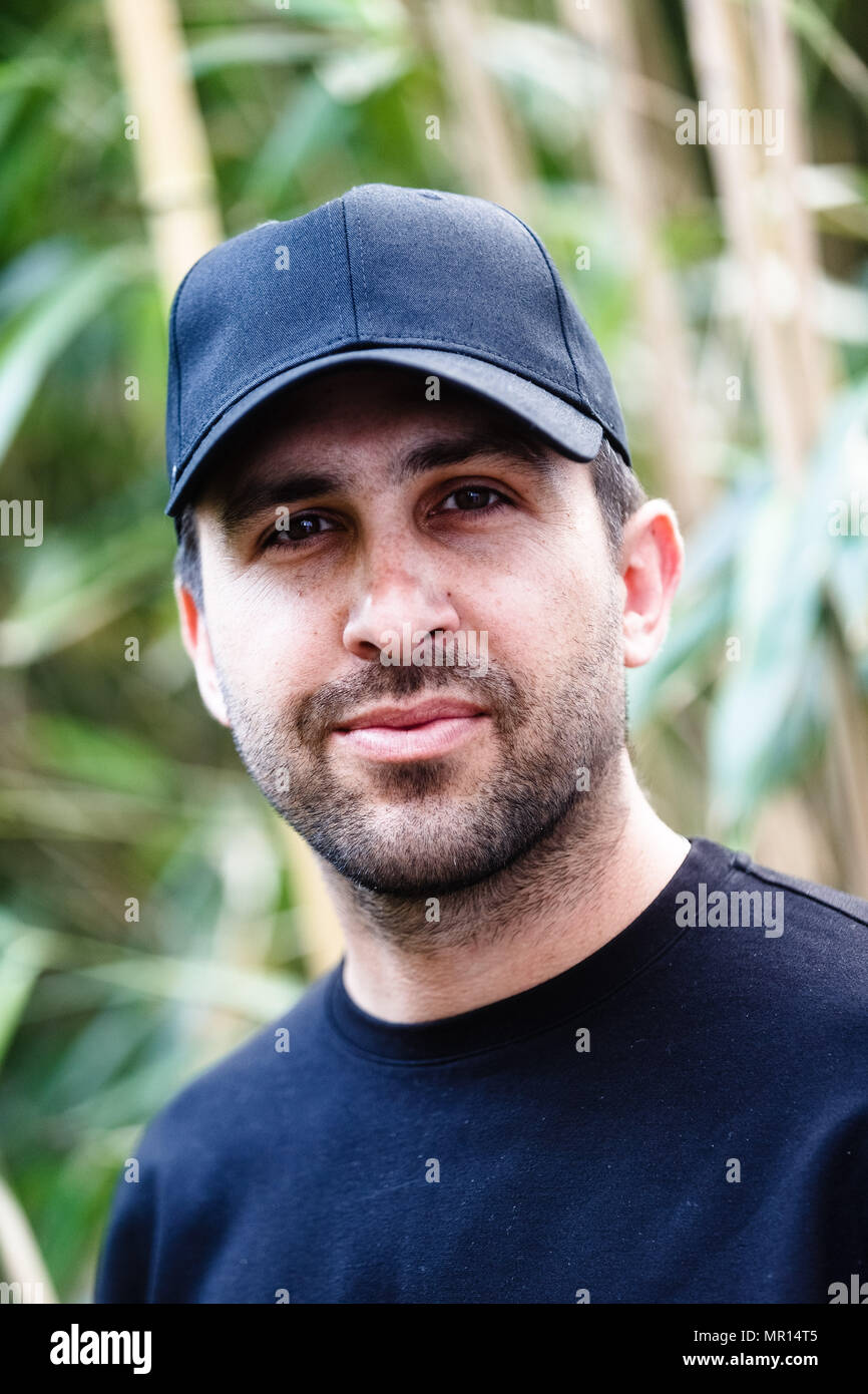 25 May 2018, Germany, Hamburg: A box for shoes by US fashion designer ...