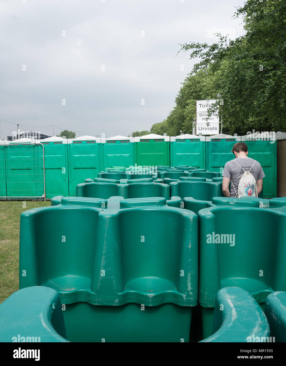 London, UK. 25th May 2018. Views of urinals day 1 of the All Points ...