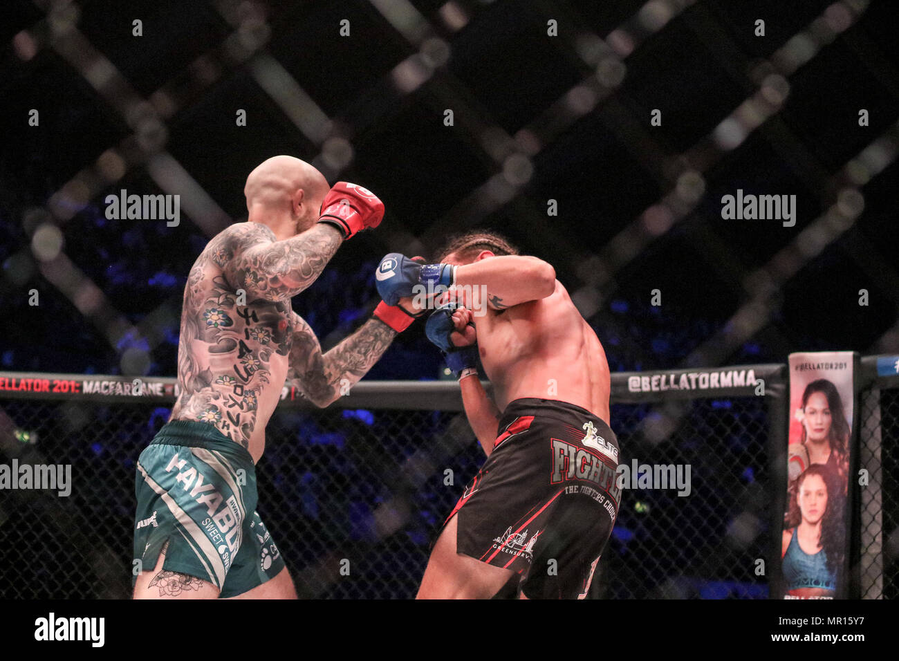 London, UK. 25th May 2018. Charlie Leary defeats Tom Green Credit: Dan ...