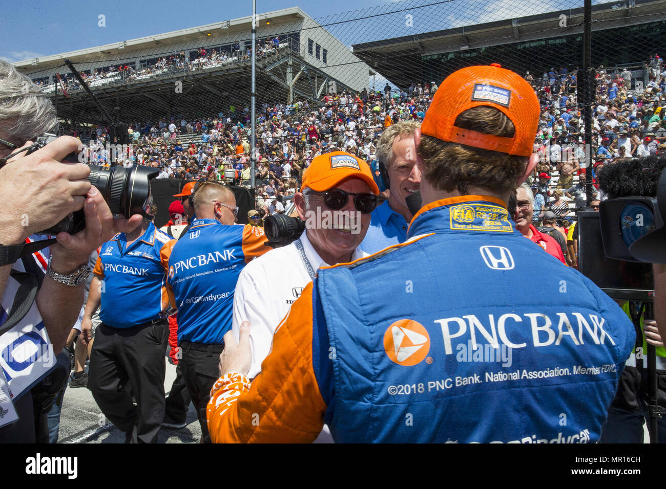 Indianapolis, Indiana, USA. 25th May, 2018. SCOTT DIXON (9) of New ...