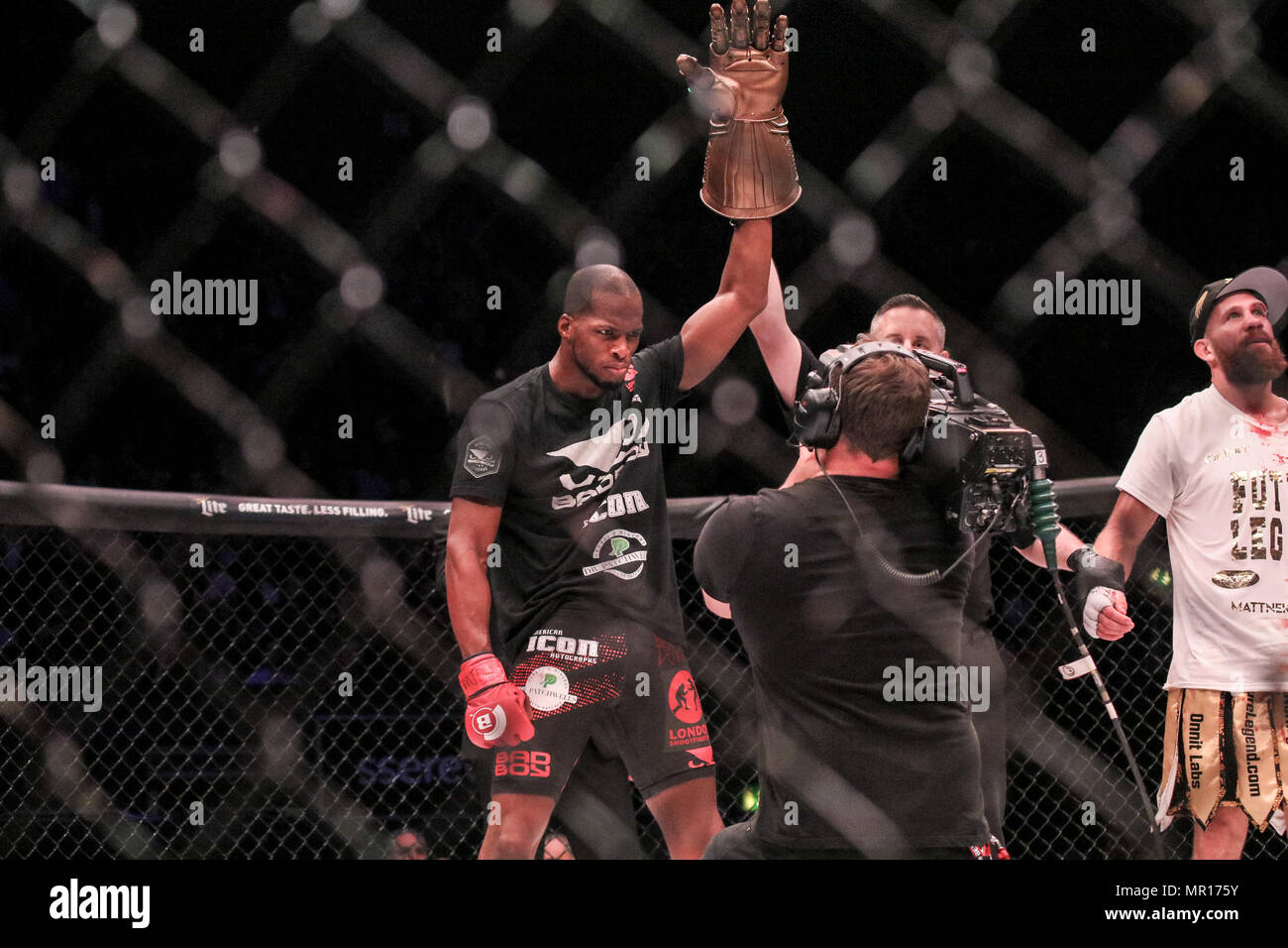 Michael Page defeats David Rickels Credit: Dan Cooke Stock Photo - Alamy