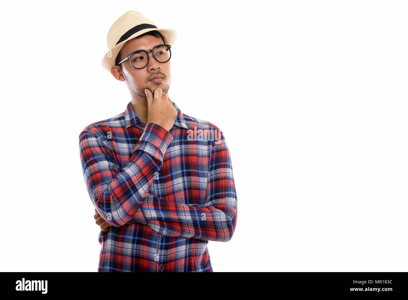 Asian man thinking hi-res stock photography and images - Alamy