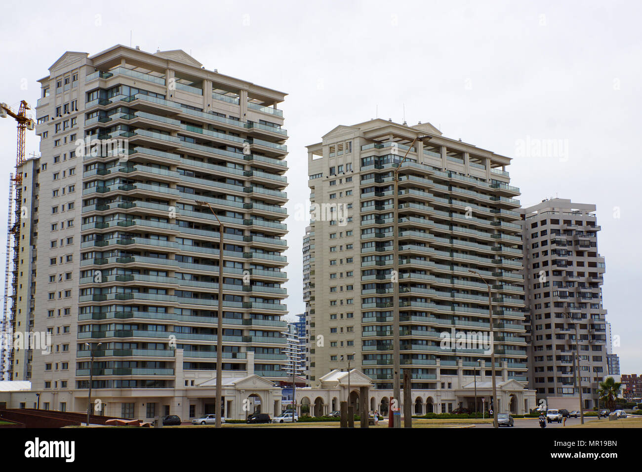 urban building seaside modern architecture city Punta del Este Uruguay ...