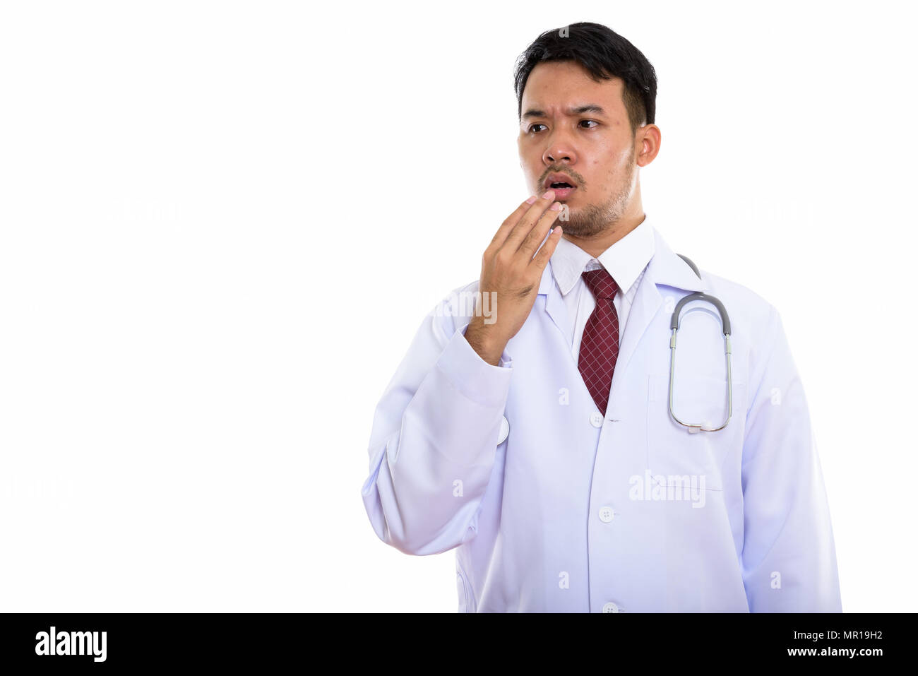 Surprised shocked man doctor hi-res stock photography and images - Alamy