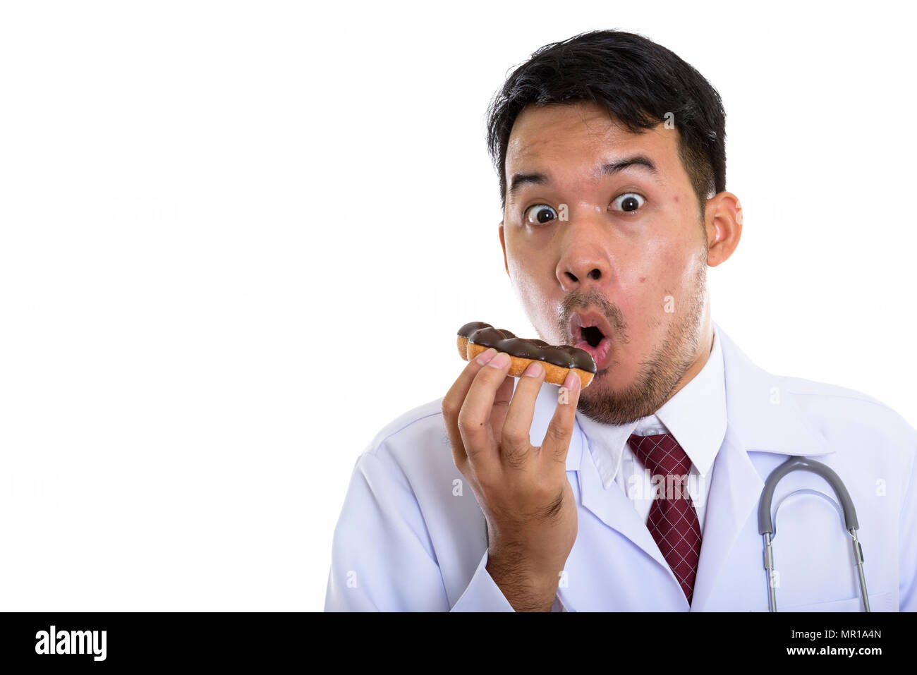 Doctor health eating hi-res stock photography and images - Alamy