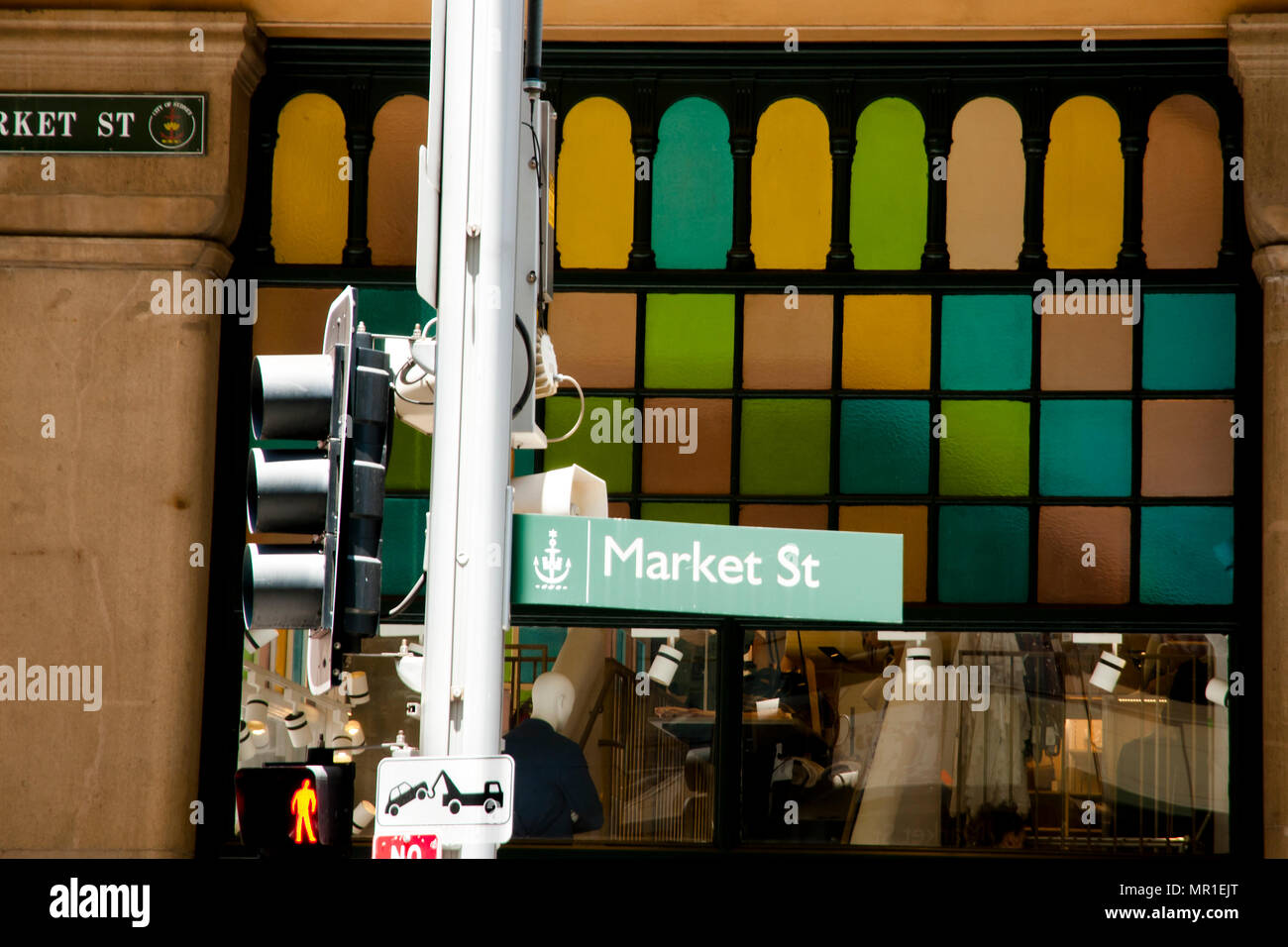 Market Street Sign - Sydney - Australia Stock Photo - Alamy