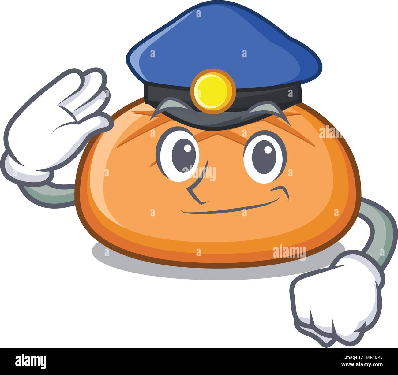 Police sandwich character cartoon hi-res stock photography and images ...