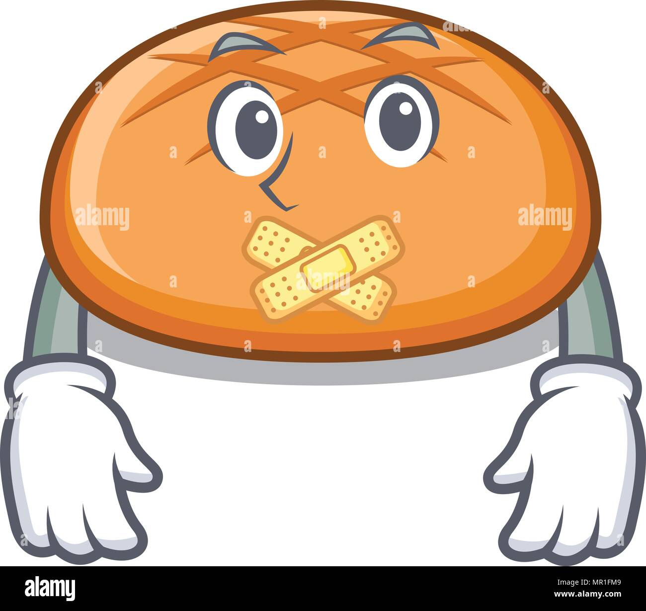 Cartoon Hamburger Bun