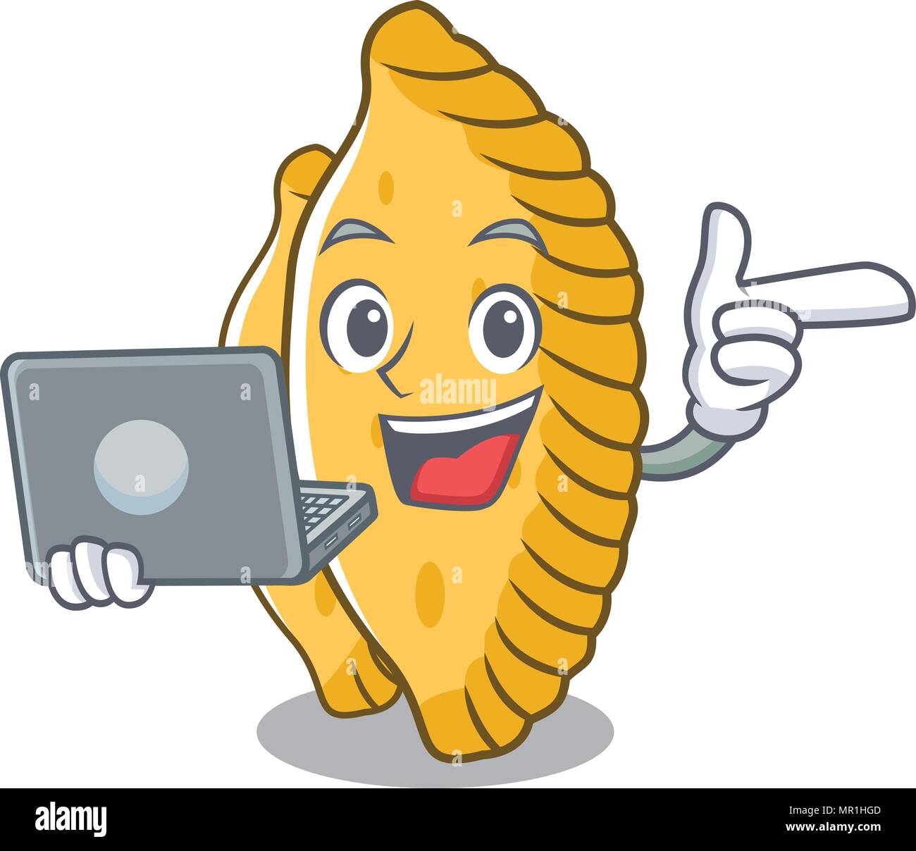 With laptop pastel character cartoon style Stock Vector Image & Art - Alamy