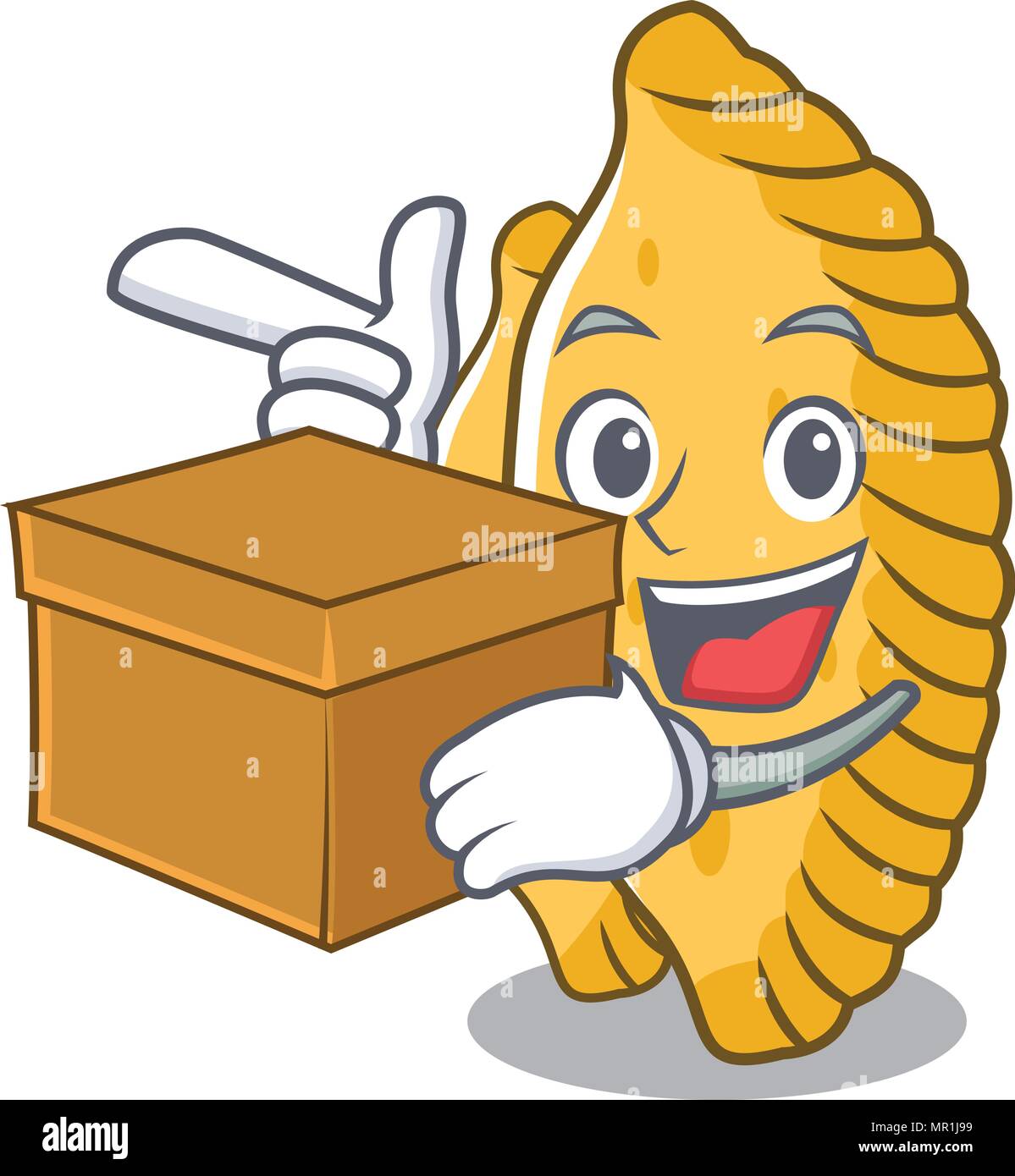 With box pastel character cartoon style Stock Vector Image & Art - Alamy