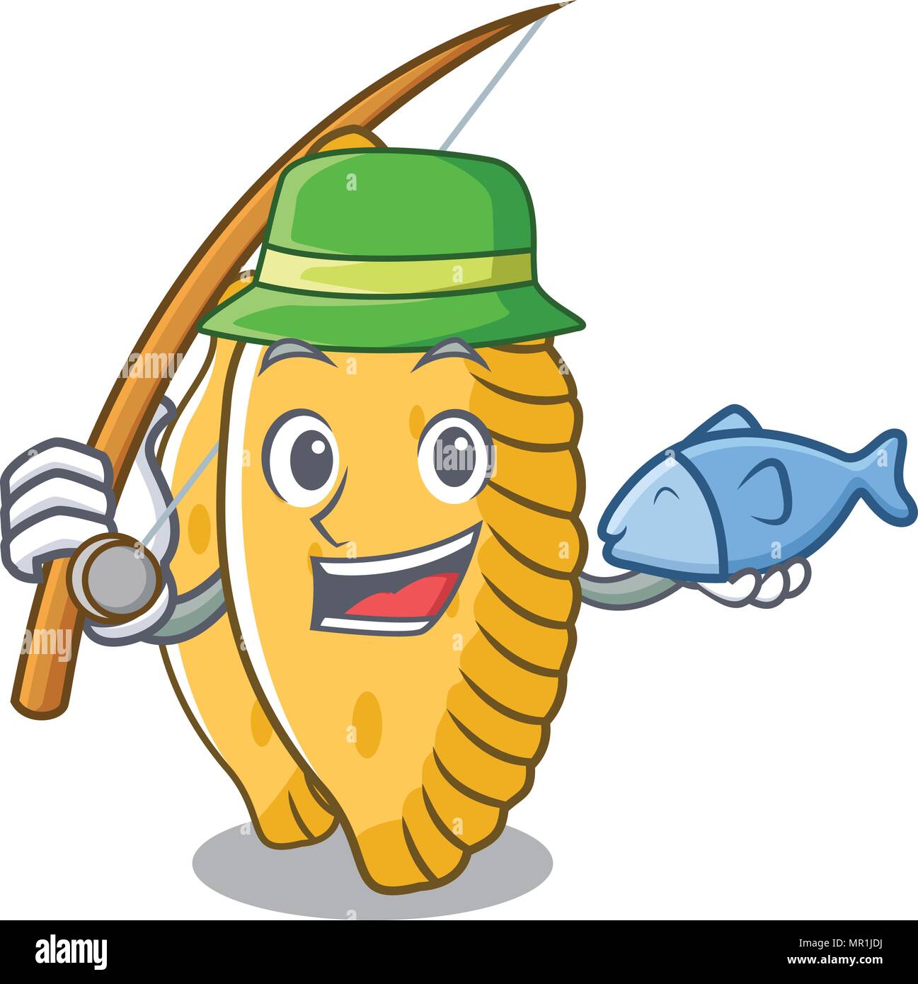 Fishing pastel mascot cartoon style Stock Vector Image & Art - Alamy