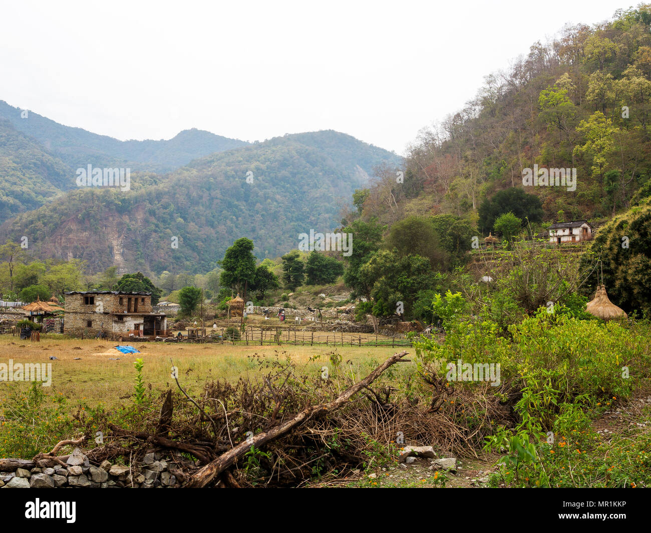 Kumaoni village hi-res stock photography and images - Alamy