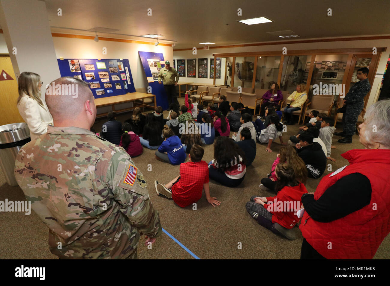 Sgt. 1st Class Edward Mattey, a member of the California National Guard ...
