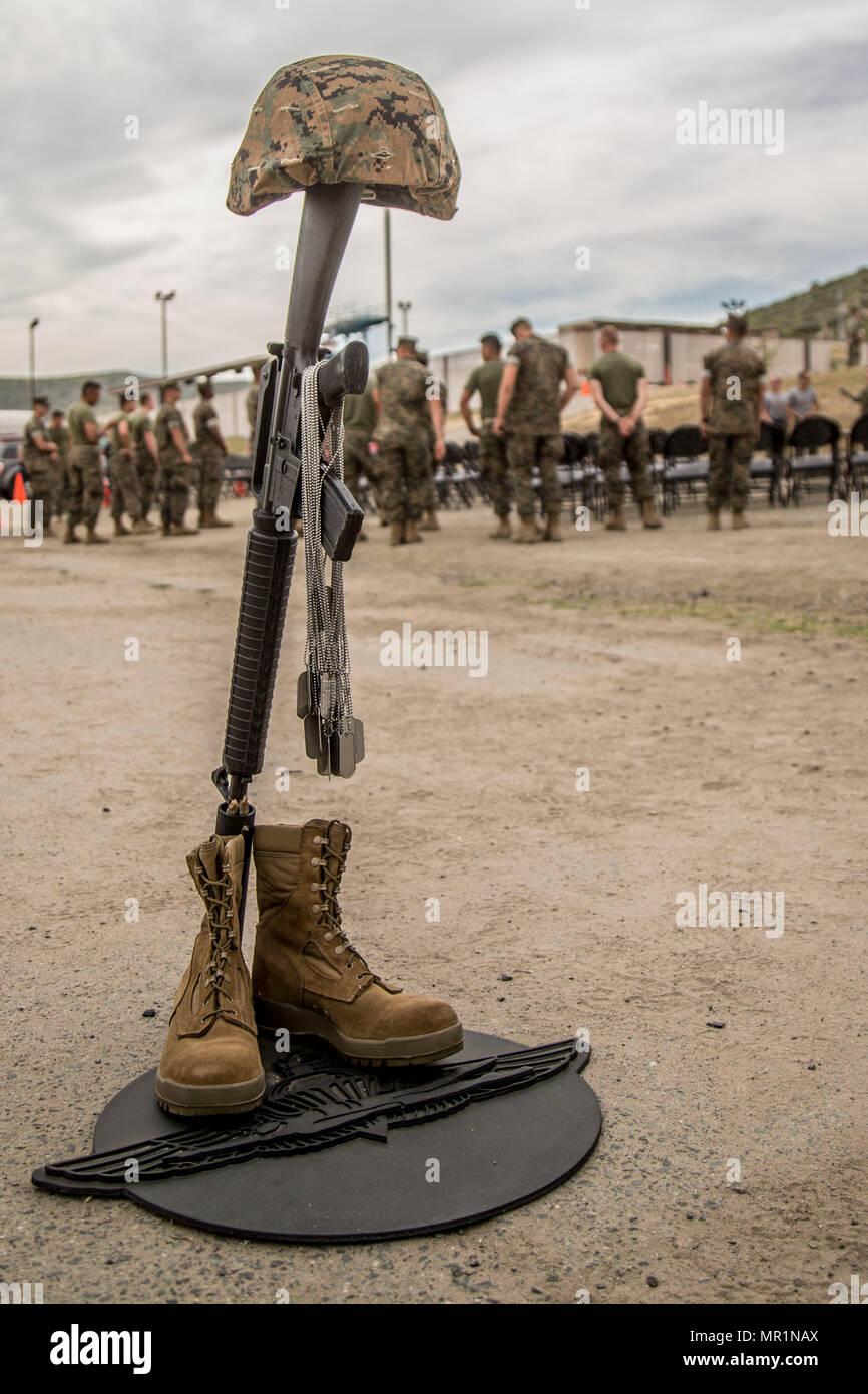 The battle cross stood at the finish line of the Reconnaissance ...