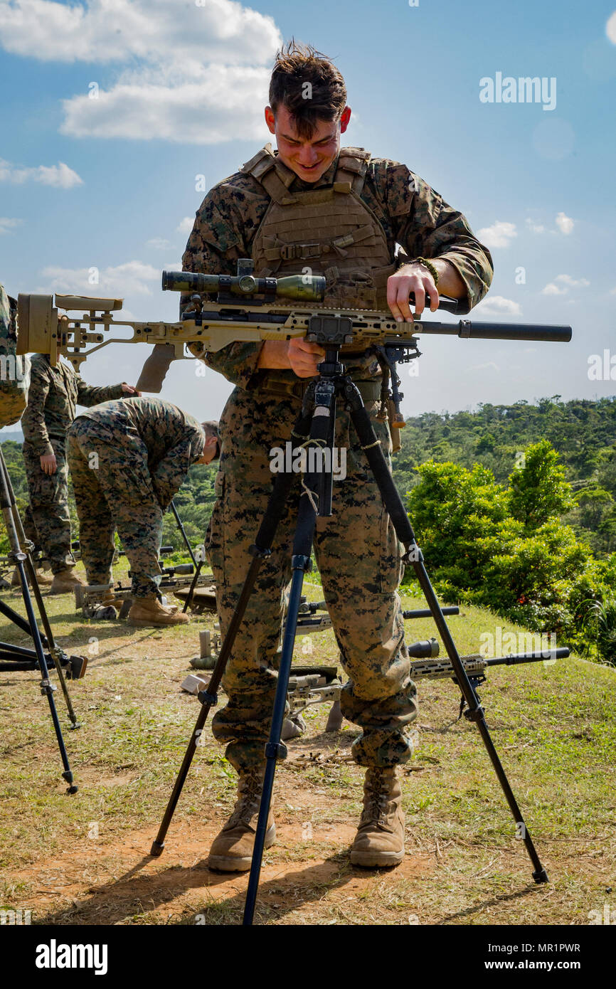 Marines Snipers In Combat